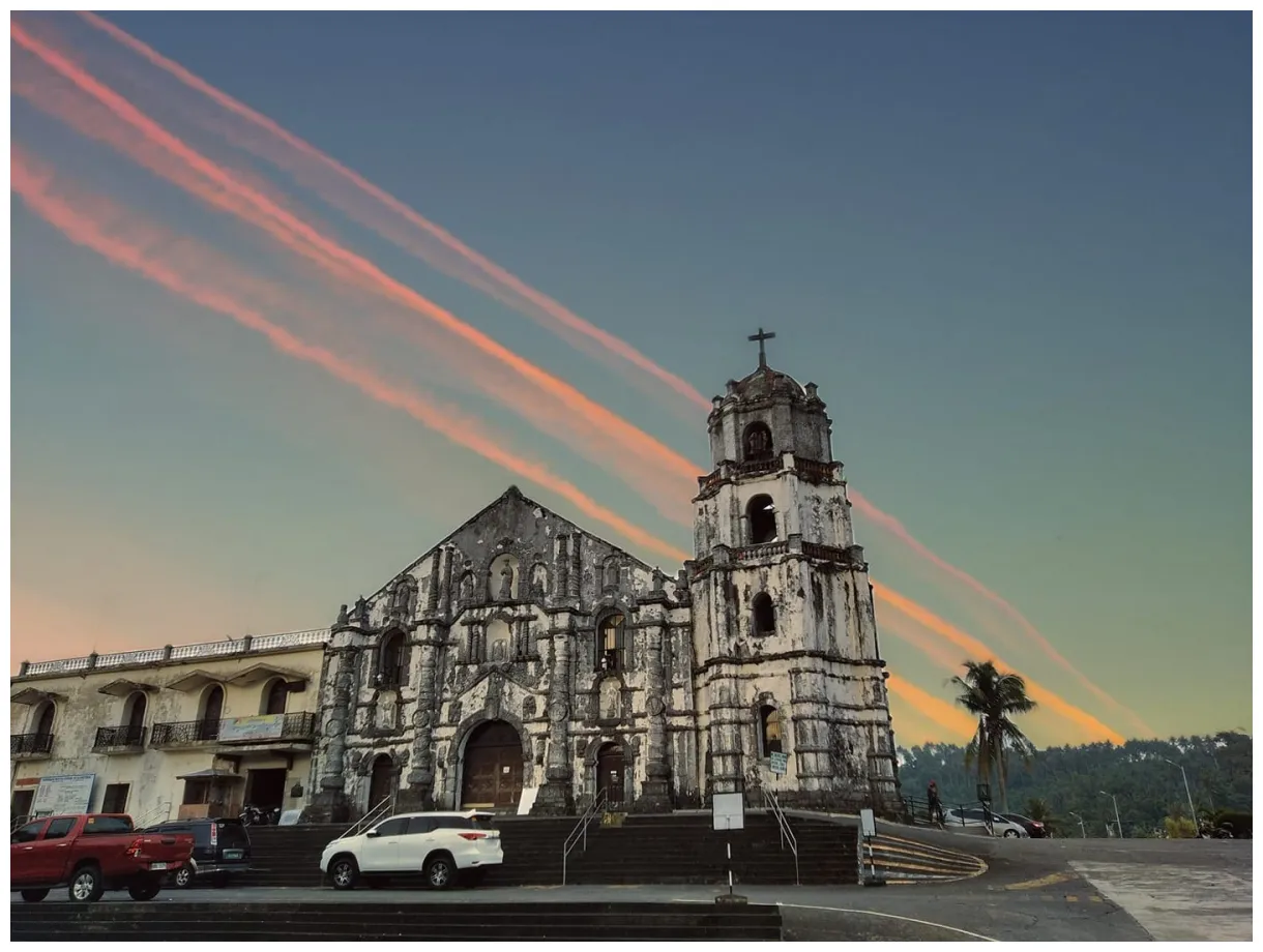 Taste of Asia: Daraga Church colonial architecture volcano view ...
