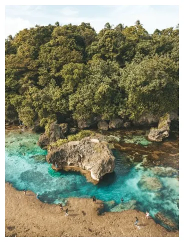 The Beauty of Magpupungko Rock Pools Siargao natural infinity pool low ...