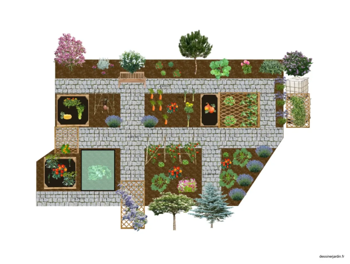 Réaliser un Plan carré potager avec échalotes Canada : Guide Photo