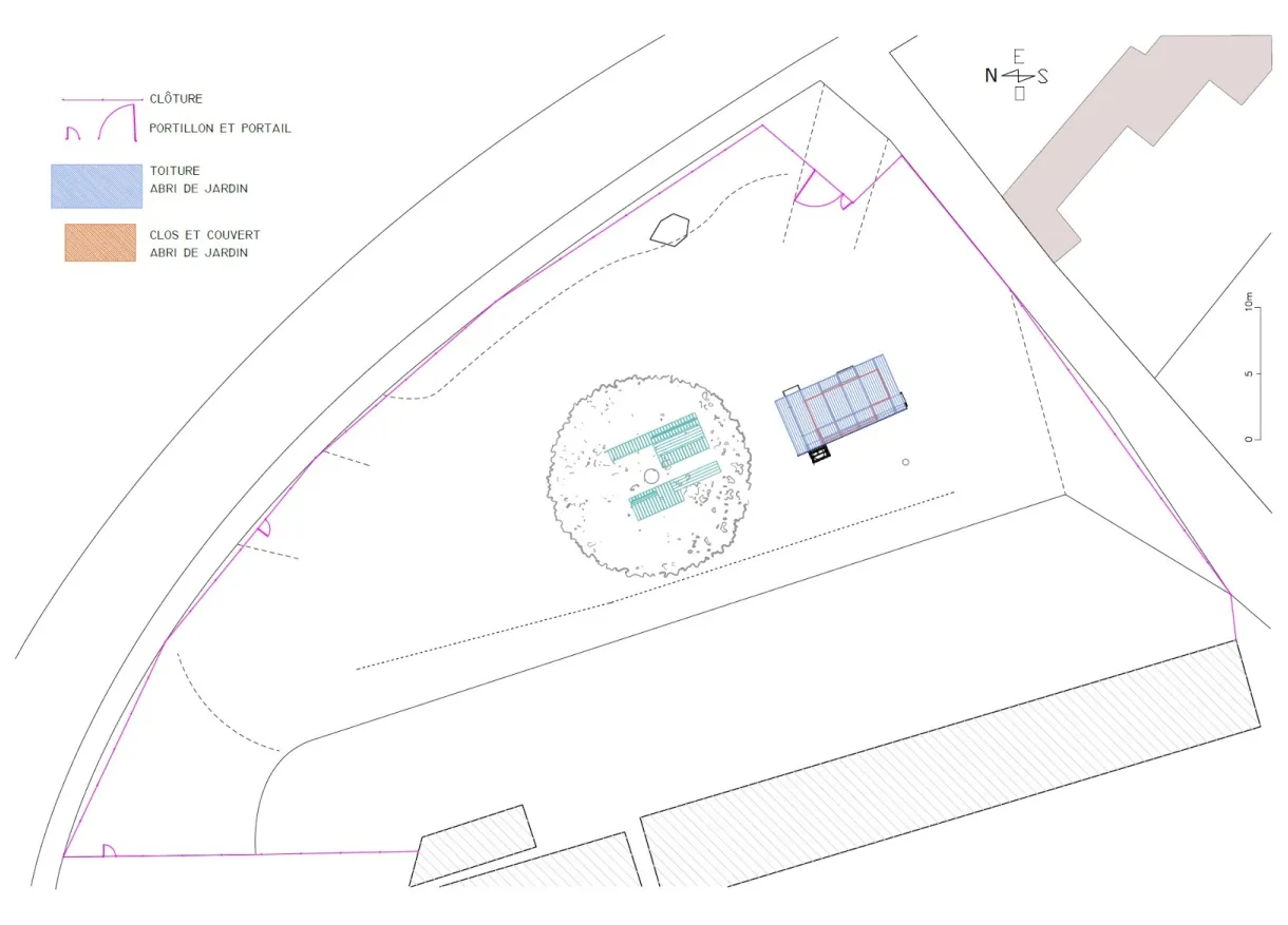 Réaliser un Plan de masse jardin prestige collège : Guide Photo